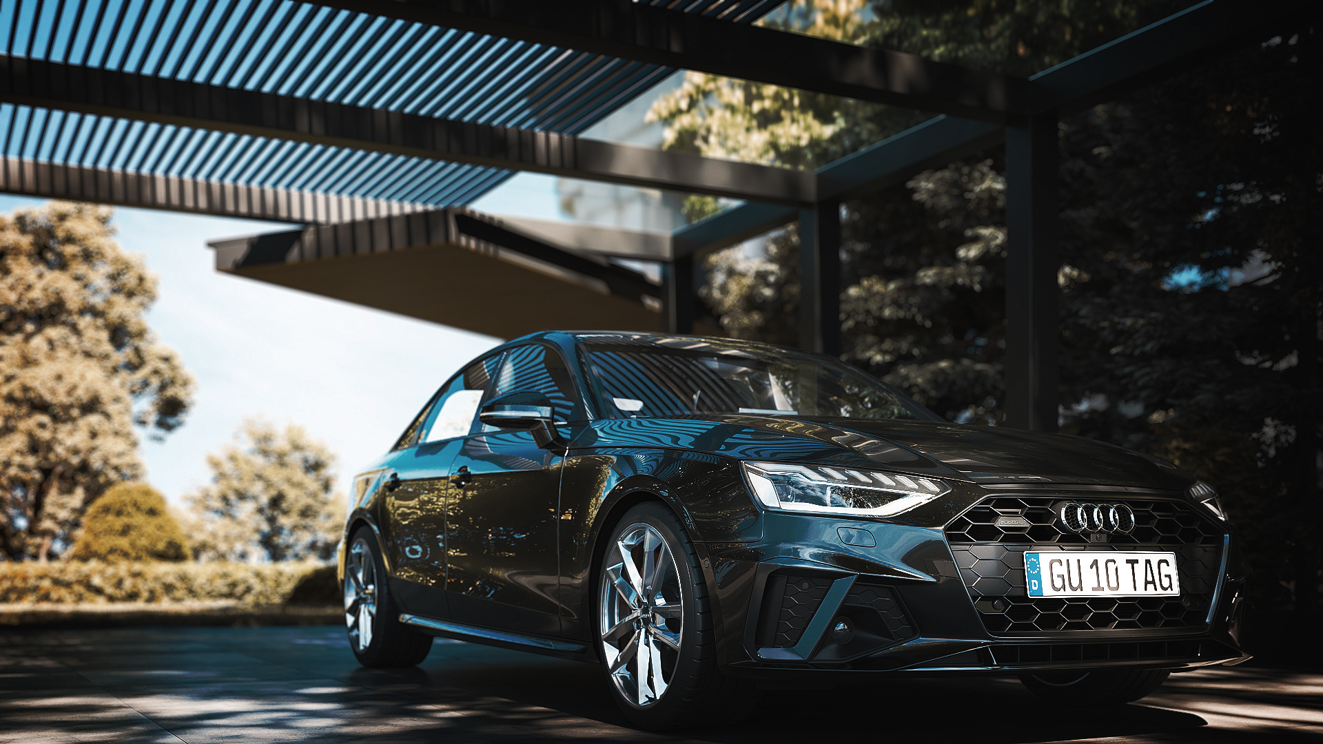 Architectural Visualization Car Area